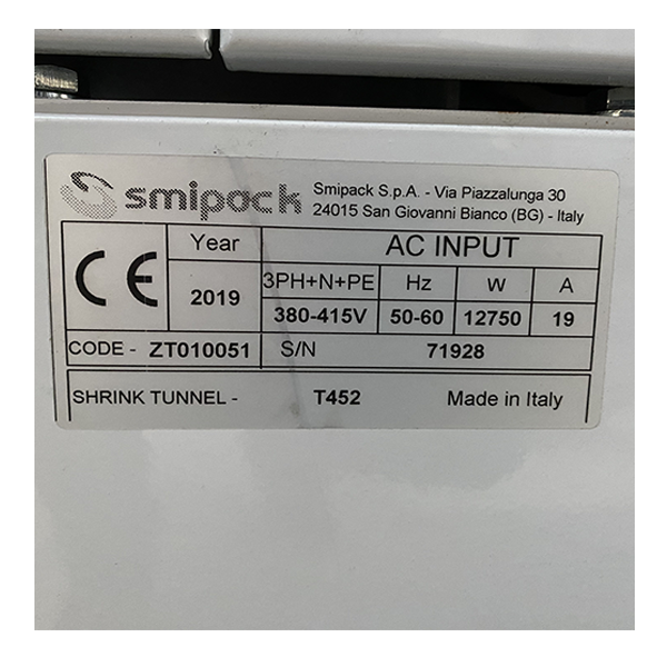 Ligne d'occasion SMIPACK type HS500E +T452 - 2019 - Soretrac